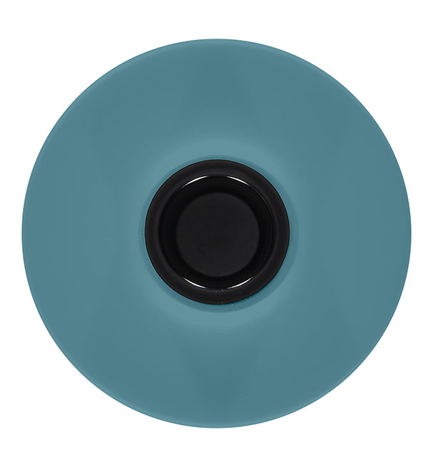 Small Pompadour Blue Candleholder – Designed in Colour